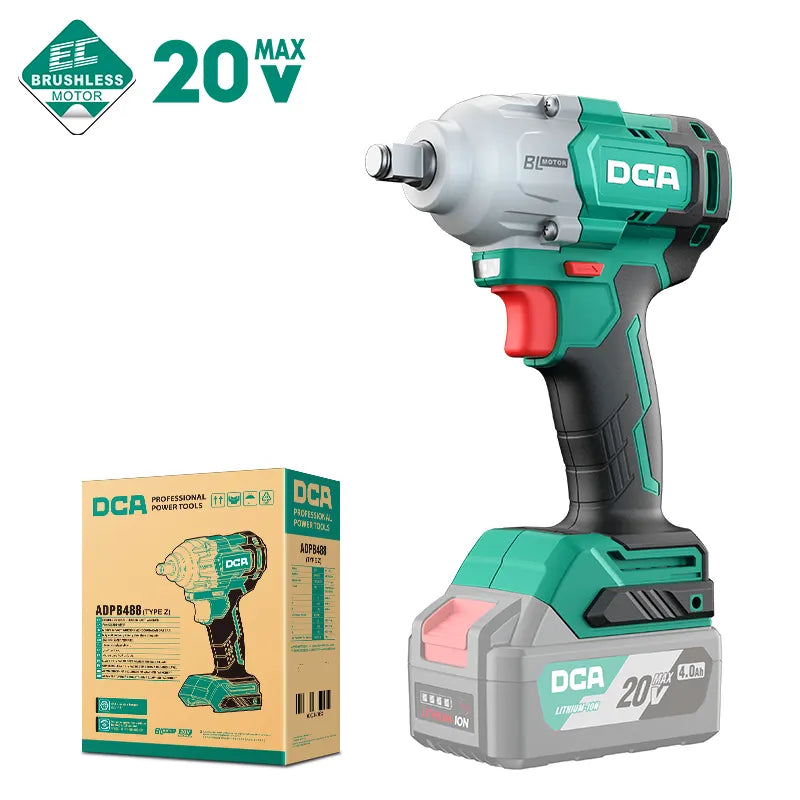 DCA ADPB488 Cordless Brushless Impact Wrench – DCA Tools Australia